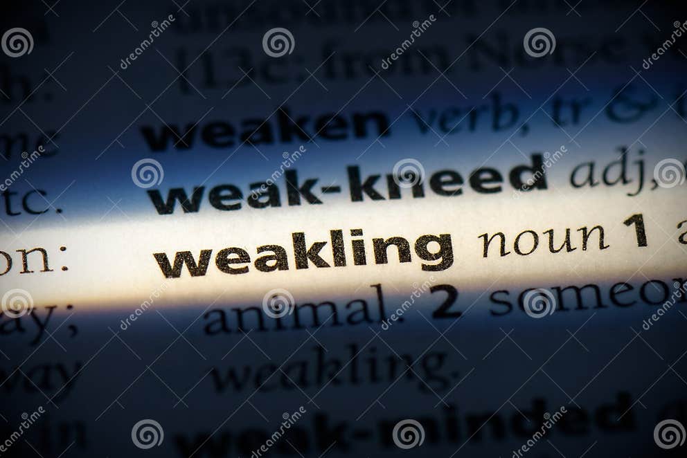 Weakling stock photo. Image of paper, english, book - 161574782