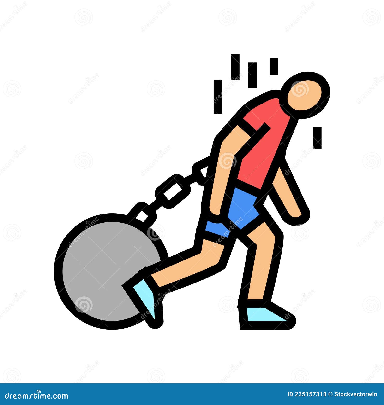 Weakness Health Problem Color Icon Vector Illustration Stock Vector ... Weakness Health Problem Color Icon Vector Illustration Stock Vector ...
