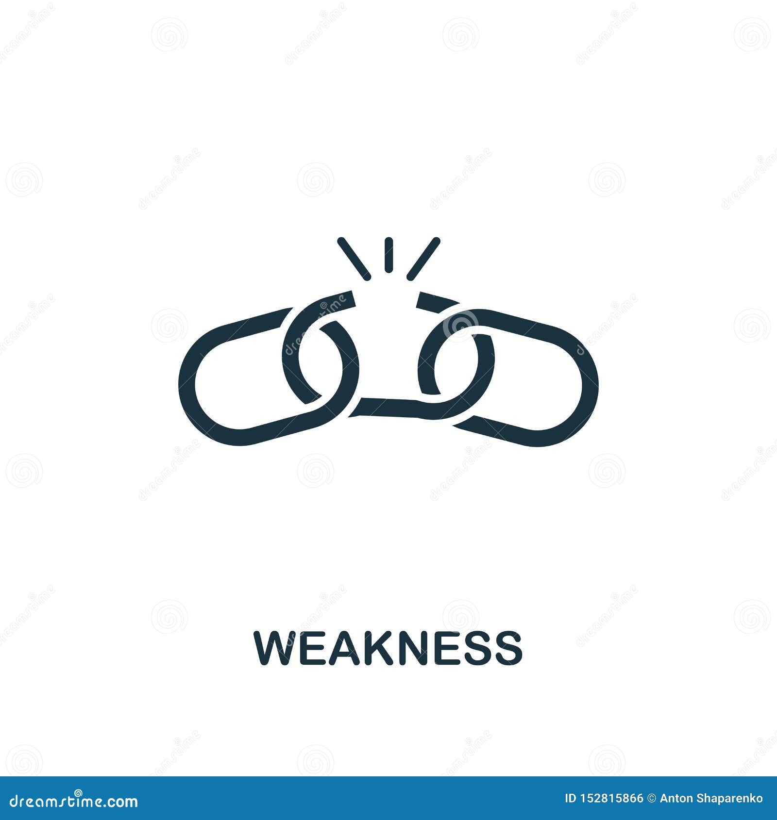 Weakness Icon. Creative Element Design from Business Strategy Icons ...
