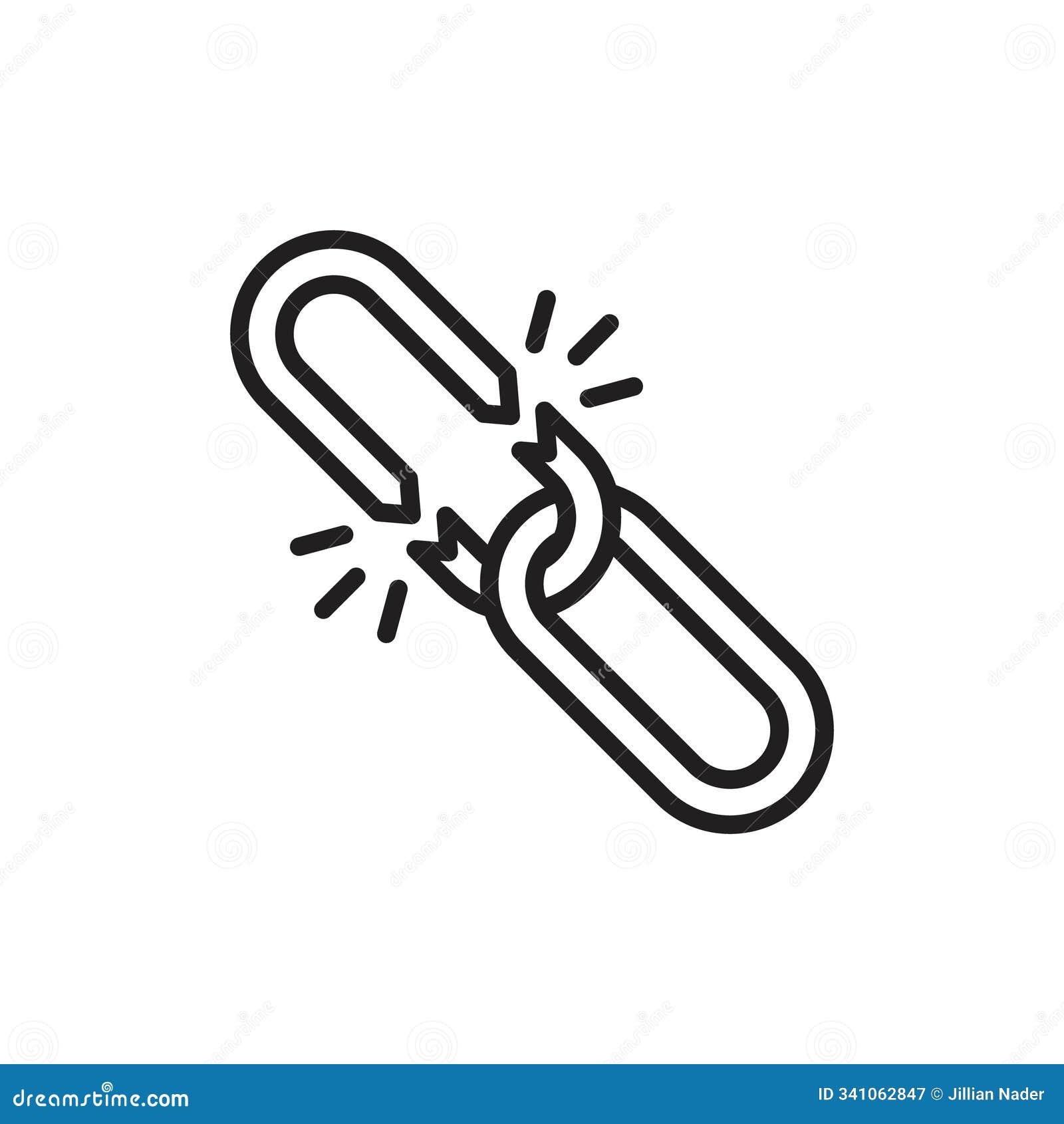 Weakness Icon Simple Thin Outline Stock Illustration - Illustration of ...