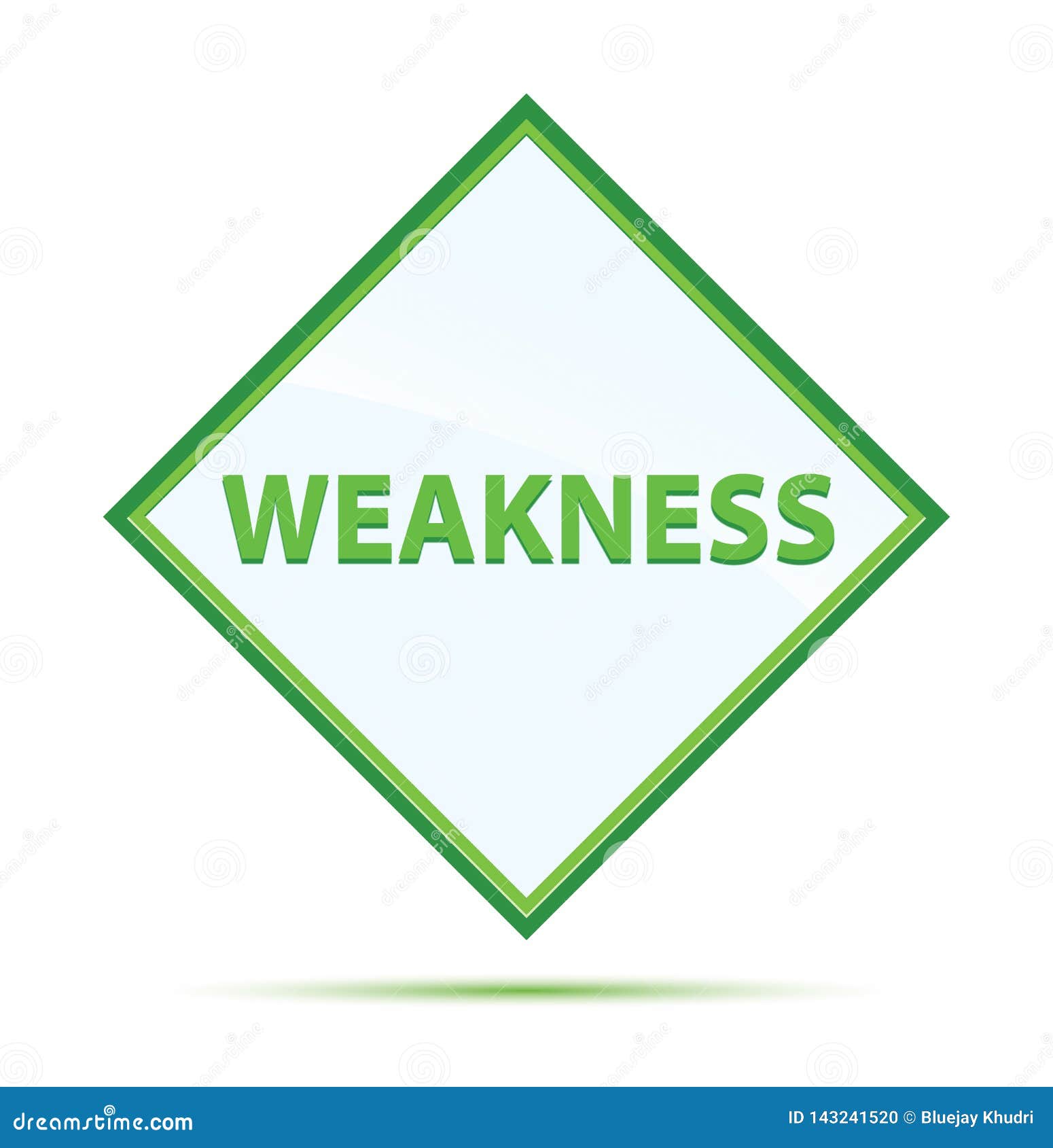 Weakness Modern Typography. Hand Drawn Motivation Lettering Phrase ...