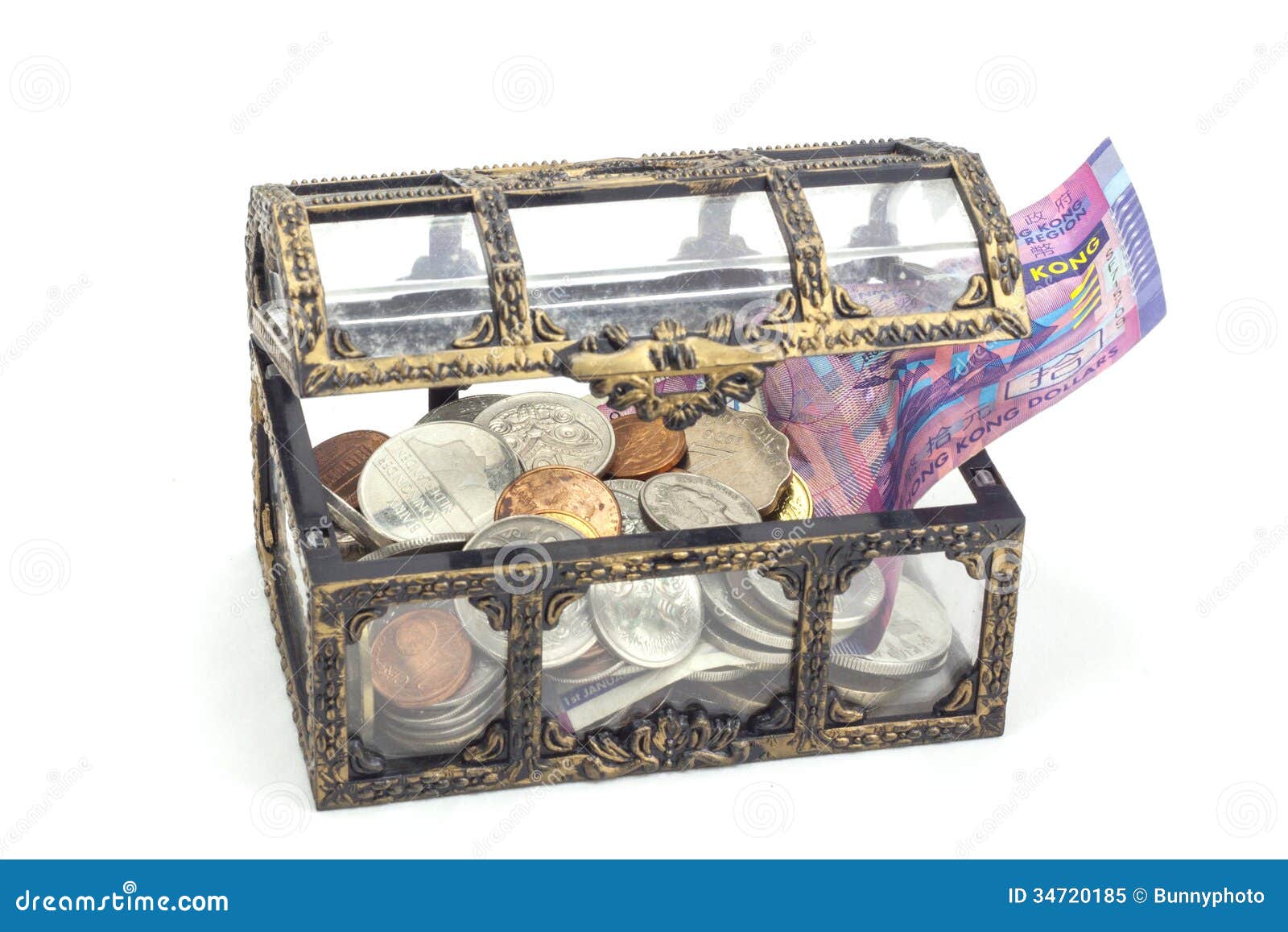 Wealth stock image. Image of coffer, open, monetary, finance - 34720185