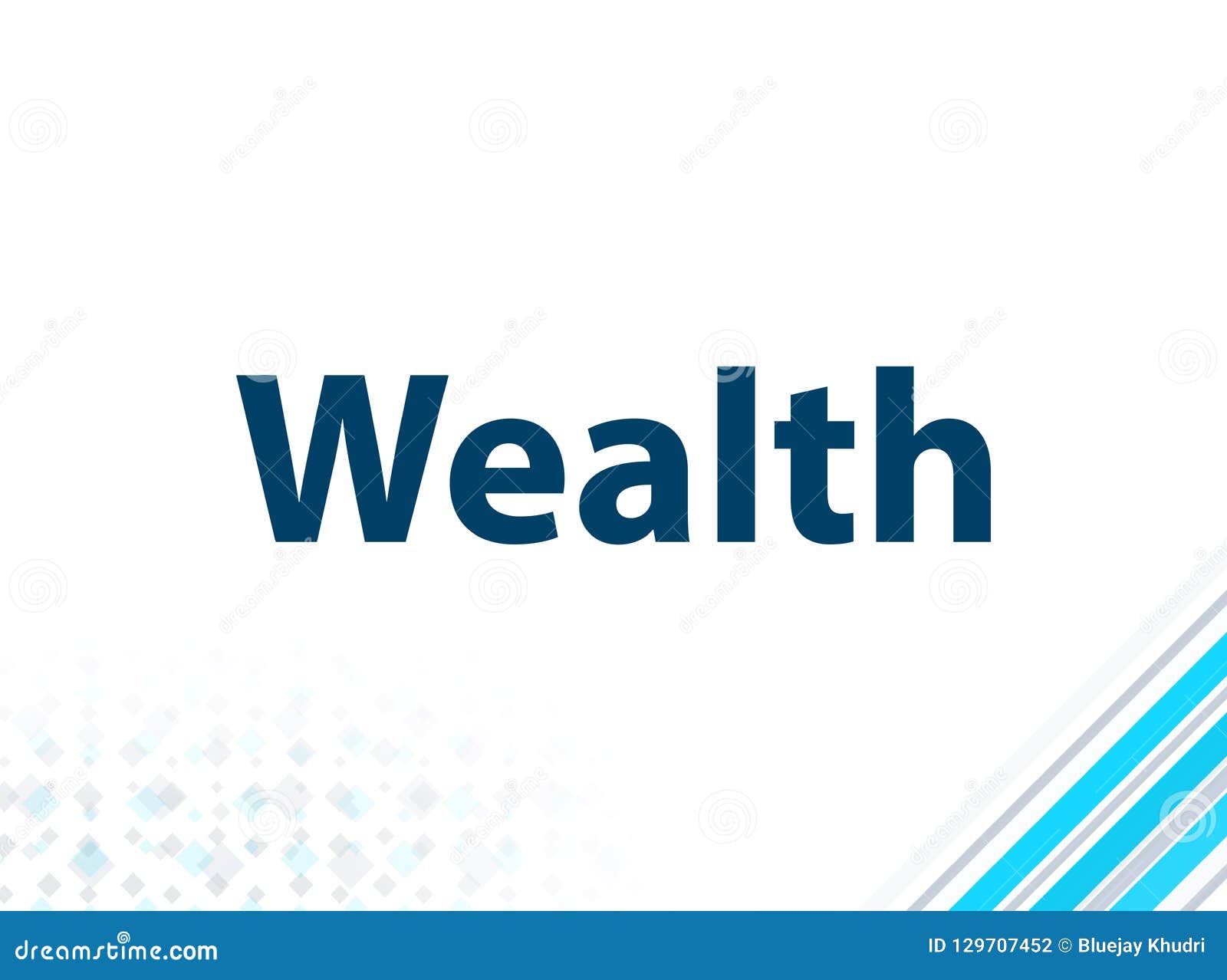 Wealth Modern Flat Design Blue Abstract Background Stock Illustration ...