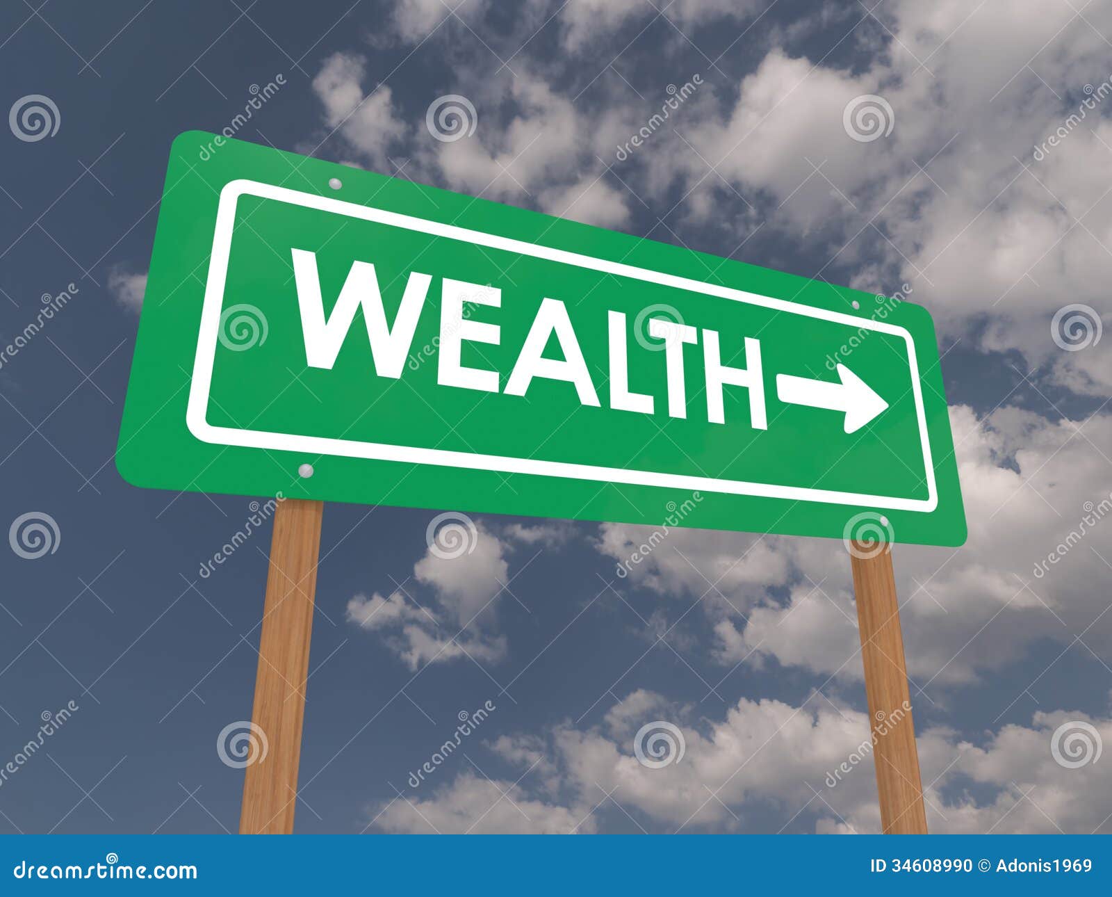Wealth sign stock photo. Image of background, affluent - 34608990