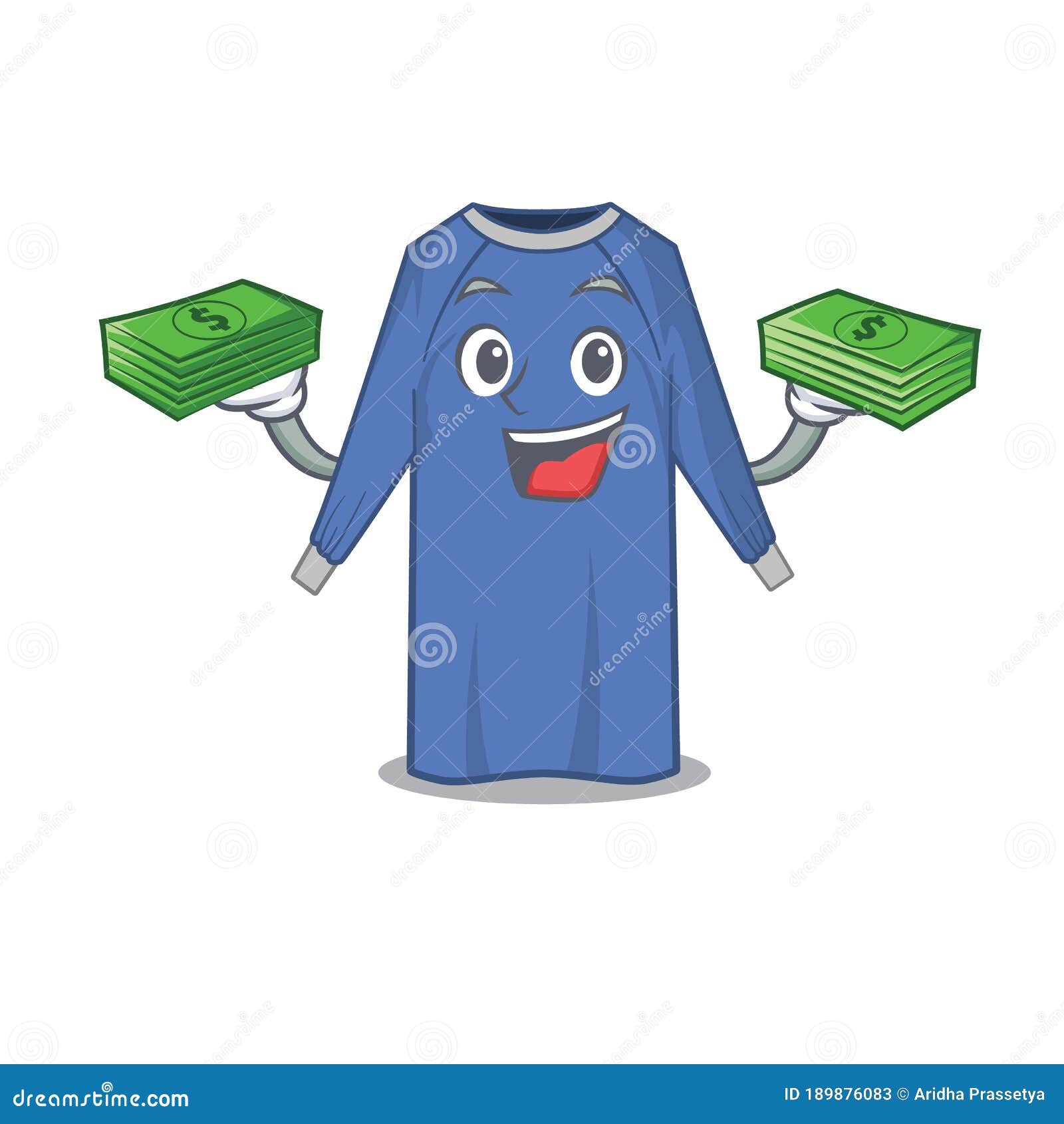 A Wealthy Disposable Clothes Cartoon Character with Much Money Stock ... A Wealthy Disposable Clothes Cartoon Character with Much Money Stock ...