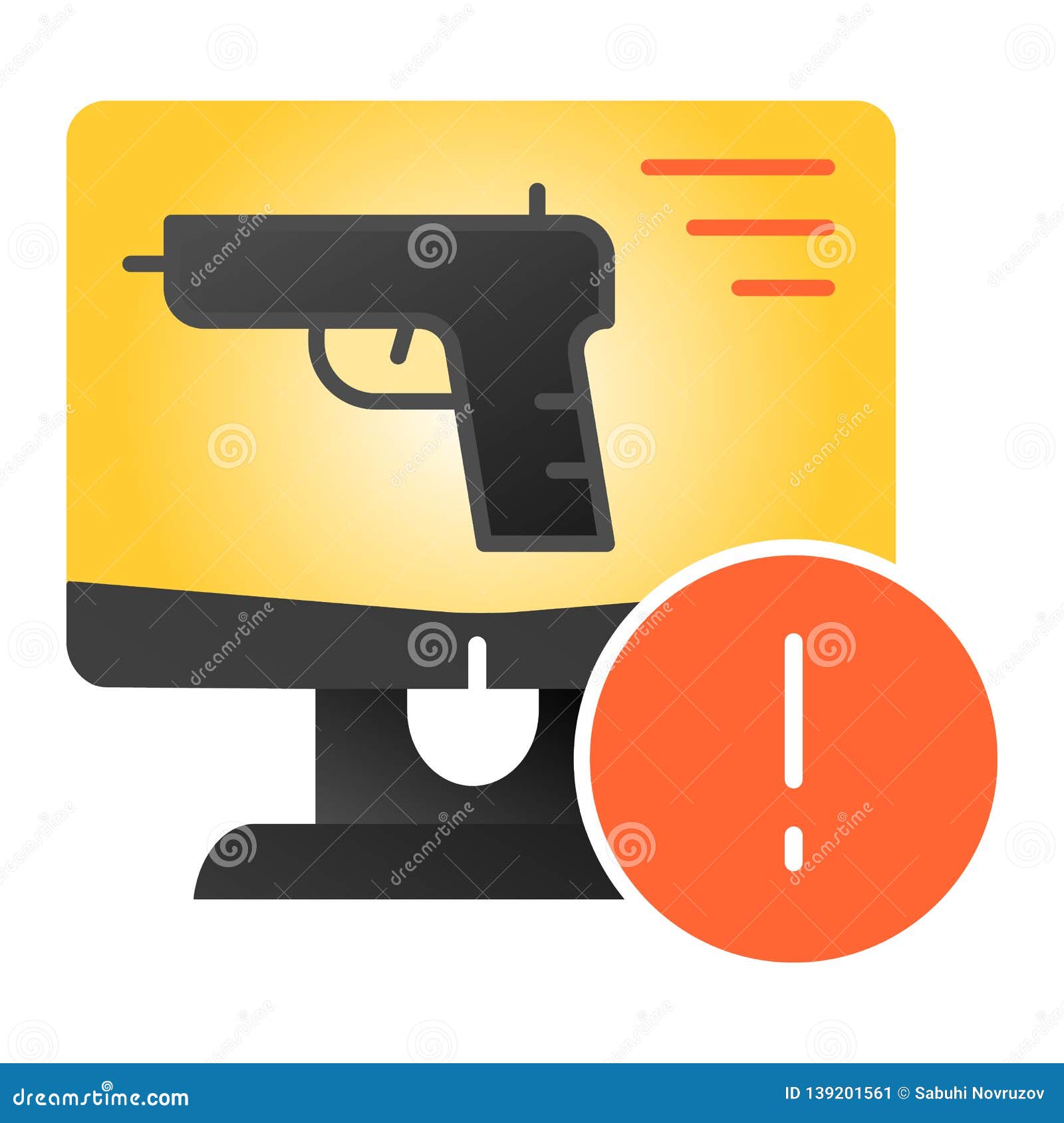 Mix Icon For Attack, Sword And Weapon Vector Illustration ...