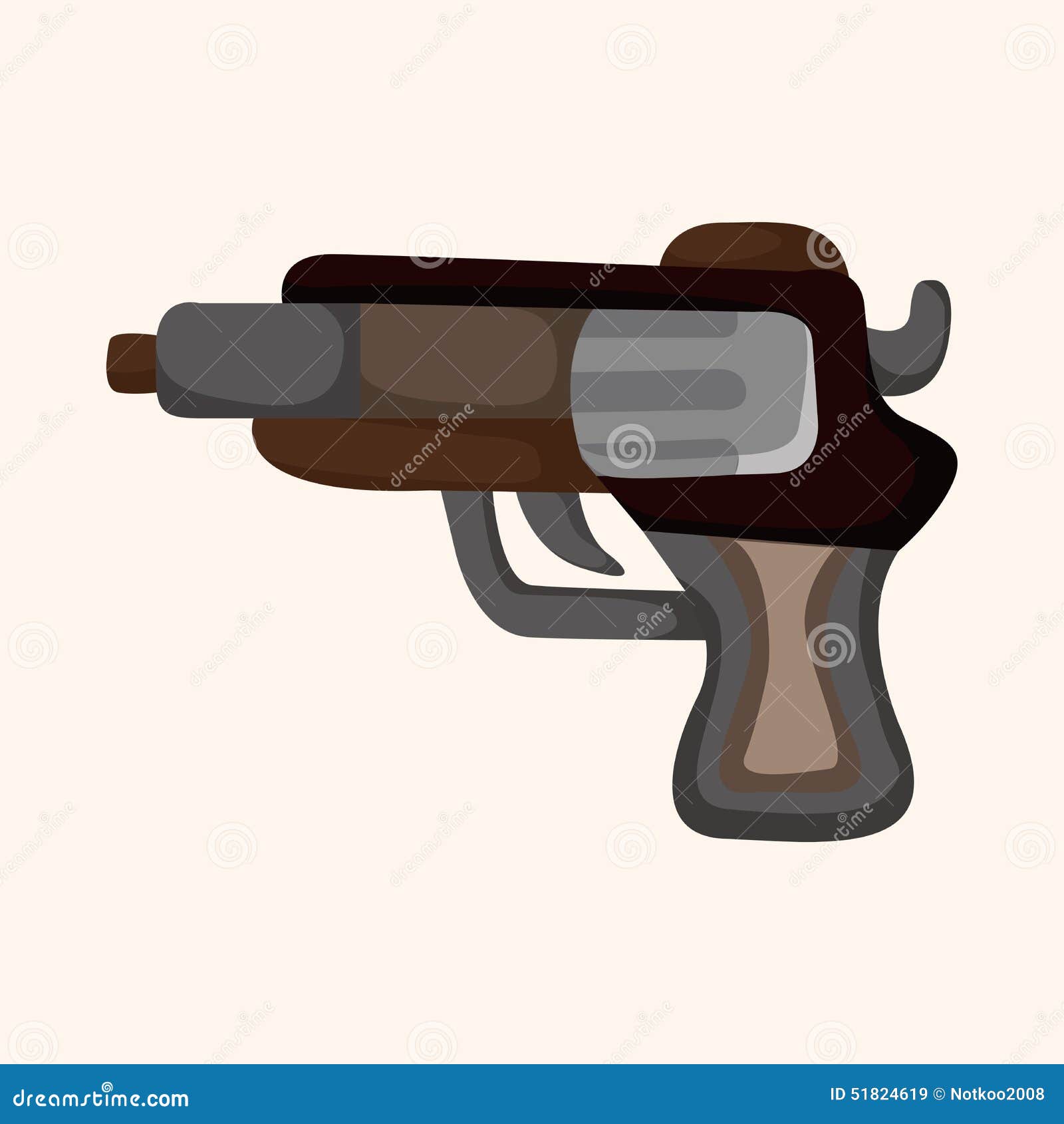 Weapon gun theme elements stock vector. Illustration of medieval - 51824619