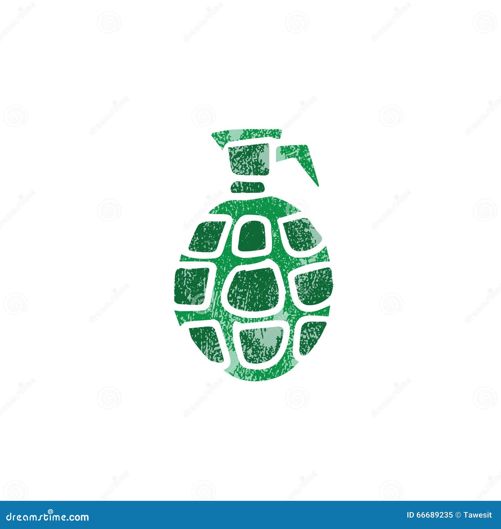 Weapon hand bomb stamp stock vector. Illustration of attack - 66689235