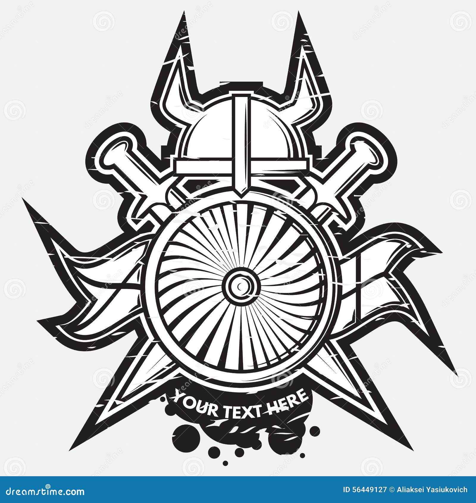 Weapon logo stock illustration. Illustration of historical - 56449127