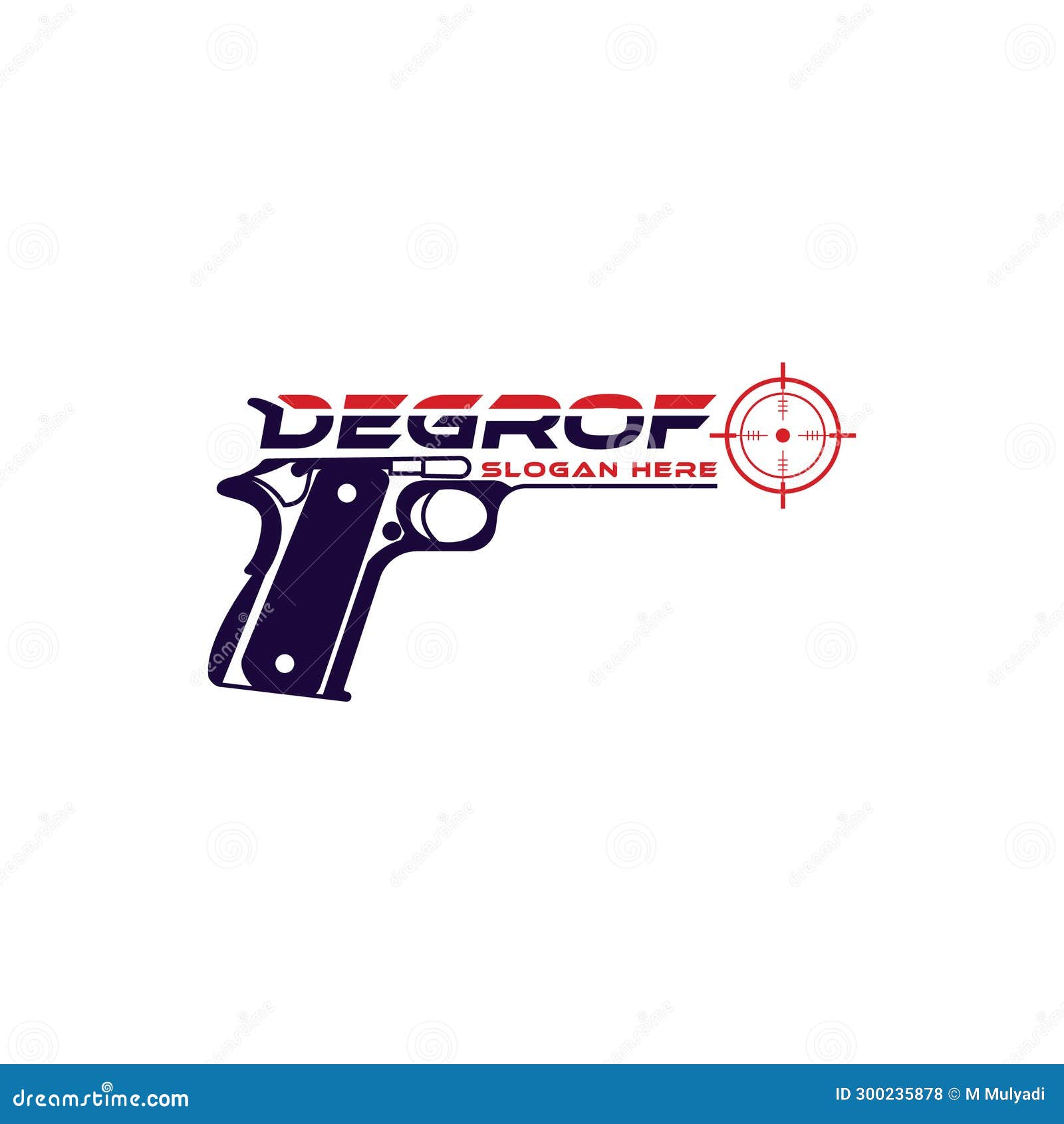 Weapon Logo Vector. stock vector. Illustration of symbol - 300235878
