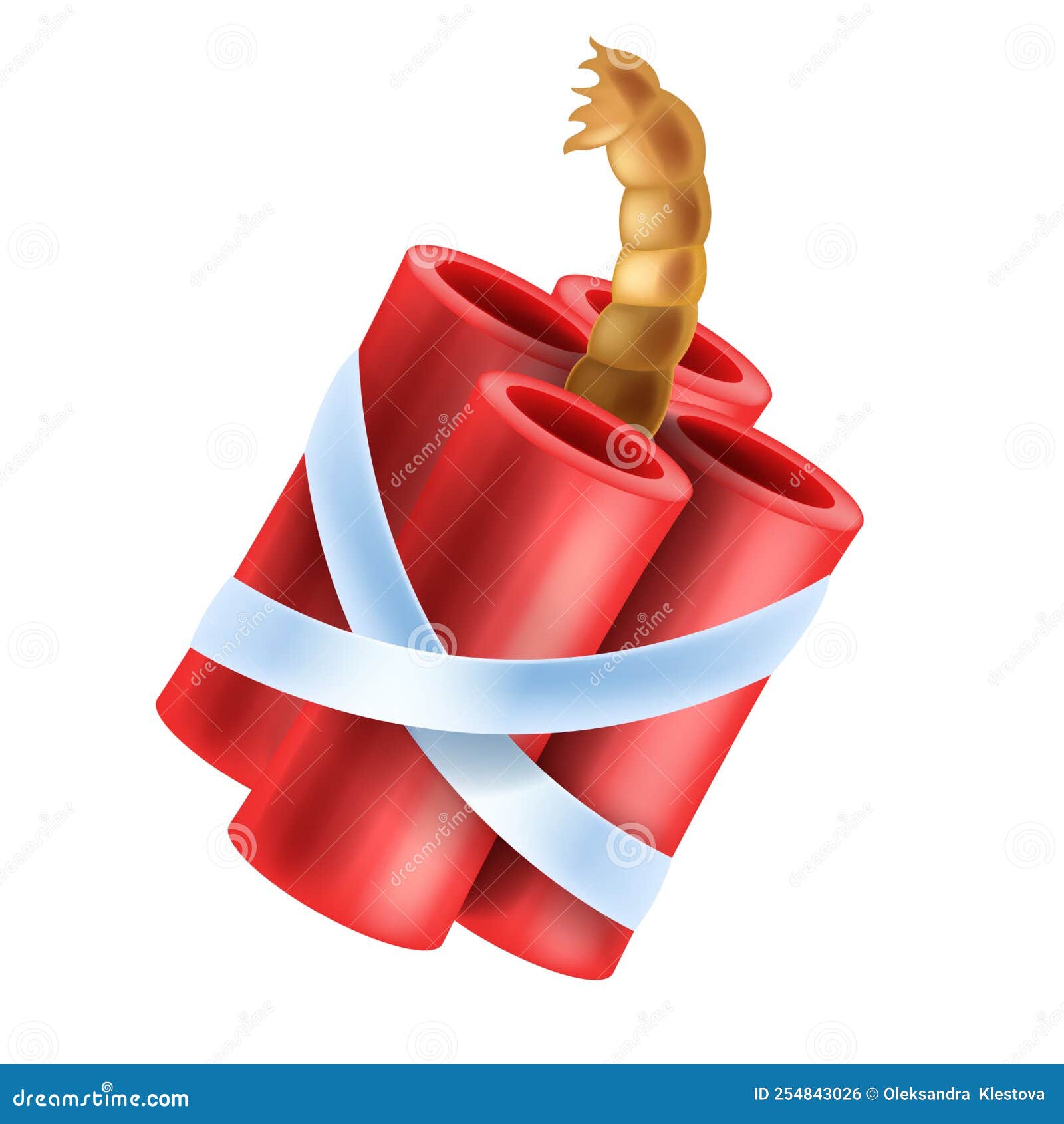 3D Dynamite Game Icon, Vector Red Firecracker Petard Isolated on White ...