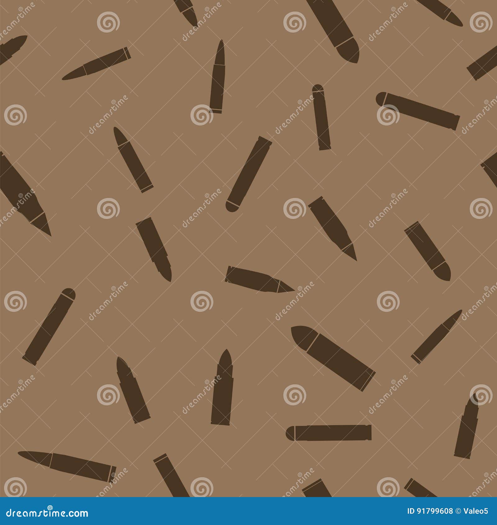 Weapon Random Seamless Pattern Stock Vector - Illustration of bullet ...
