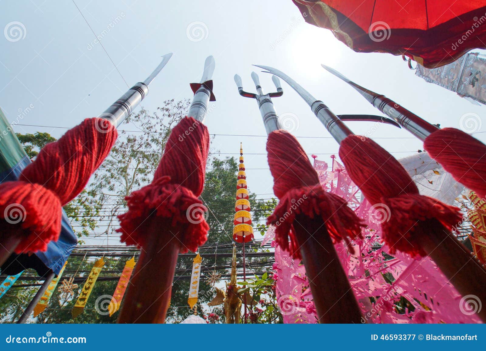 Weapon stock image. Image of macro, blue, organic, battle - 46593377