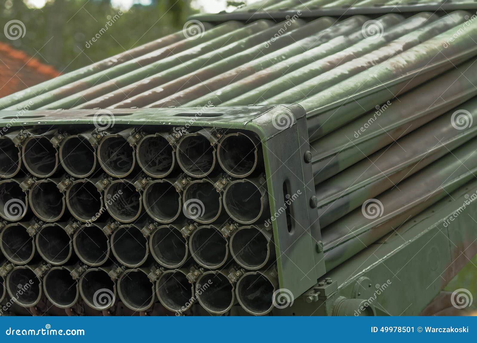Self-propelled Multiple Rocket Projector Stock Image - Image of ...