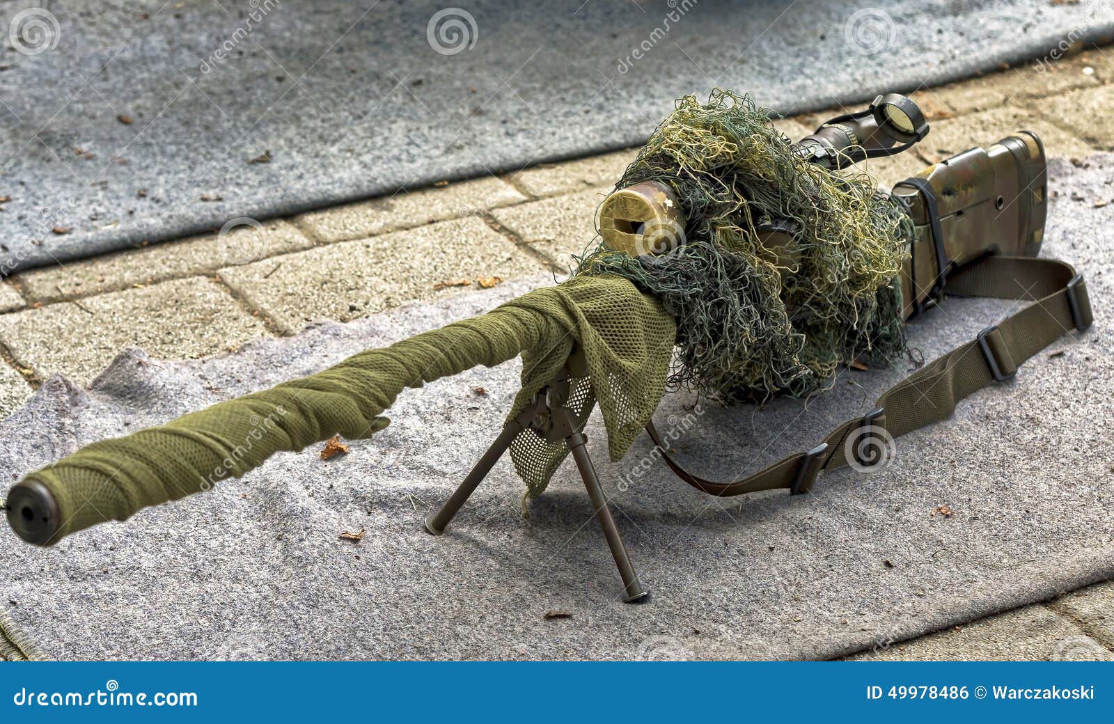 Weapons And Equipment - Sniper Rifle Stock Photo - Image: 49978486