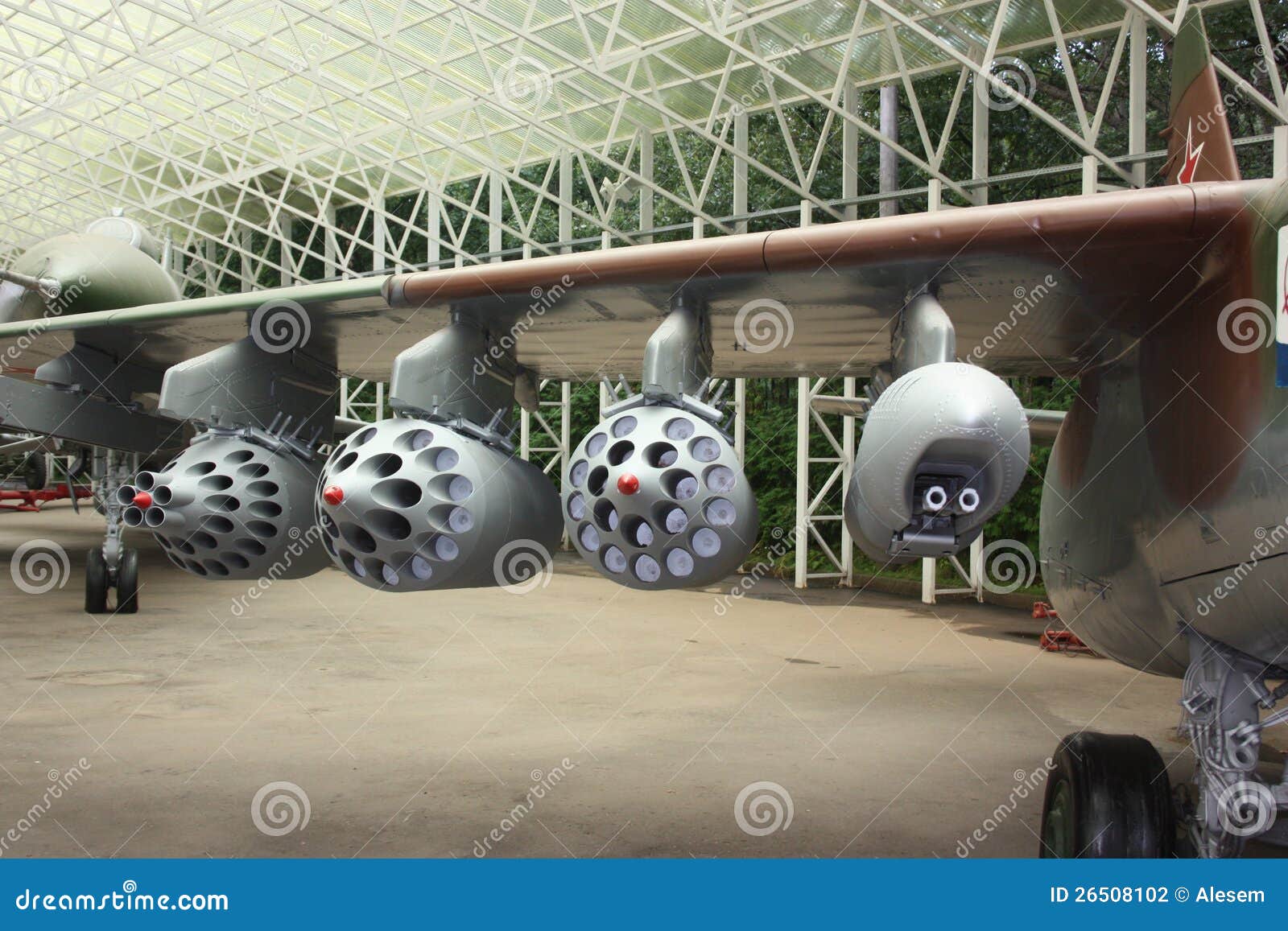 Weapons on the Wing of an Airplane. Editorial Photography - Image of ...