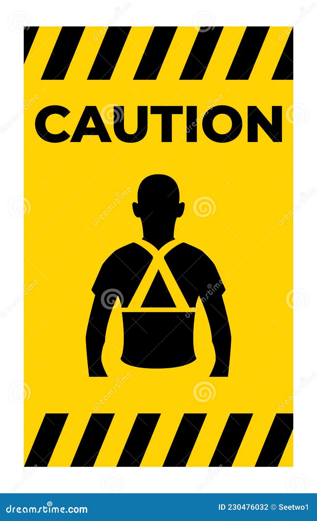 Wear Back Support Symbol Sign Isolate on White Background,Vector ...