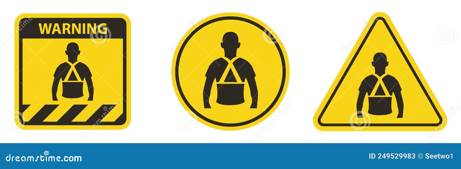 Wear Back Support Symbol Sign Isolate on White Background,Vector ...