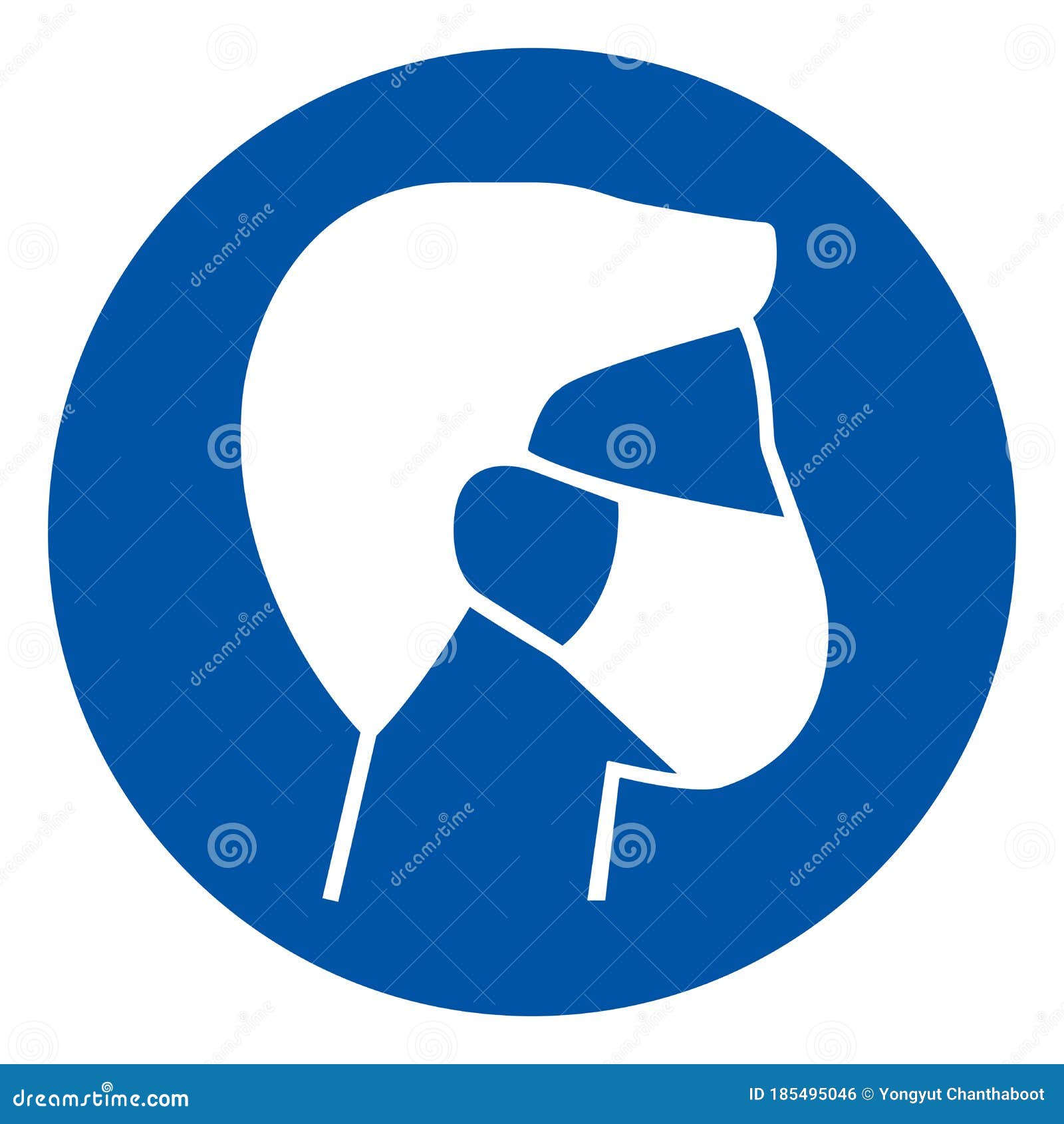 Wear Face Mask Symbol Sign, Vector Illustration, Isolate on White ...