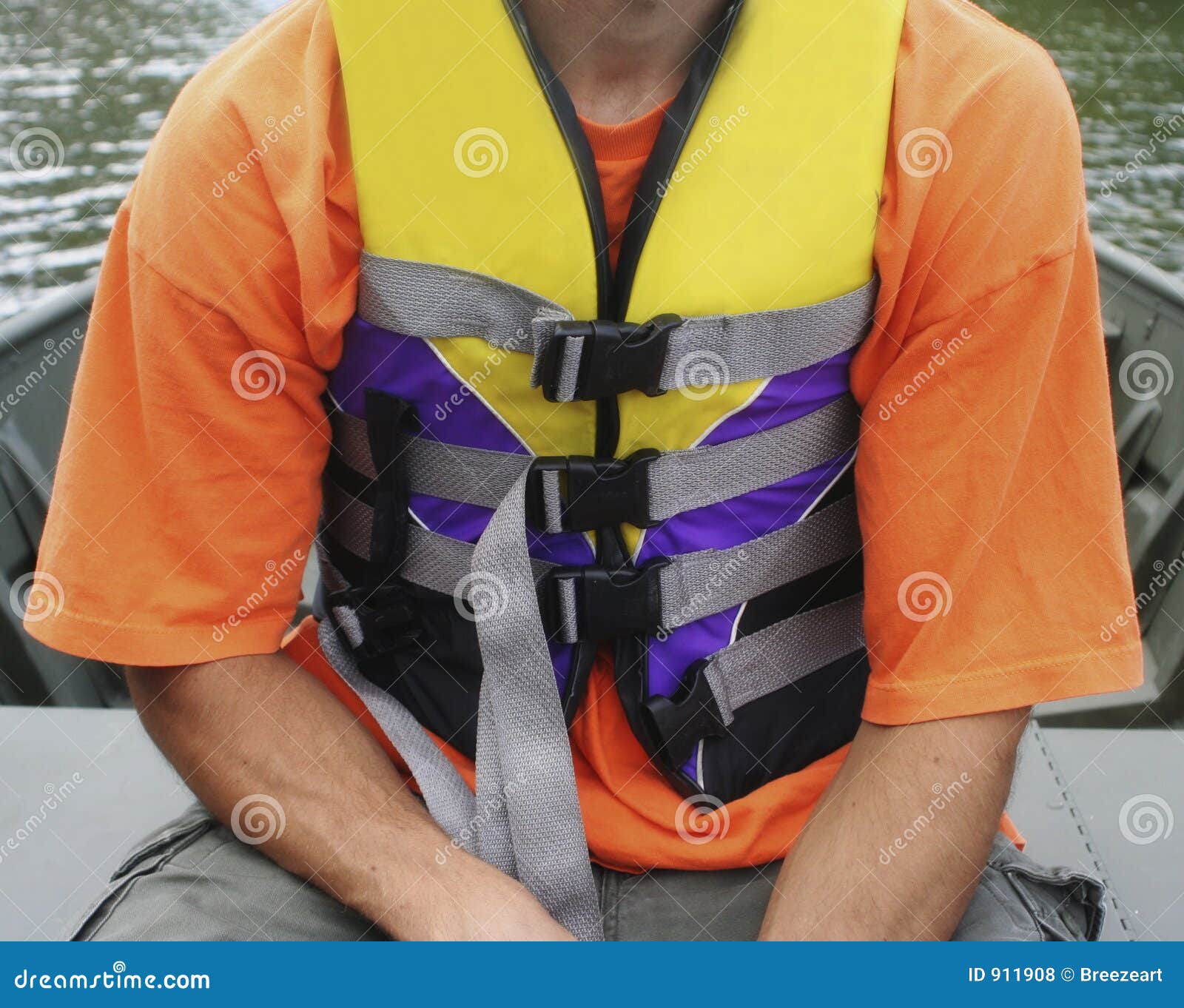Wear a life jacket stock photo. Image of dock, black, life - 911908