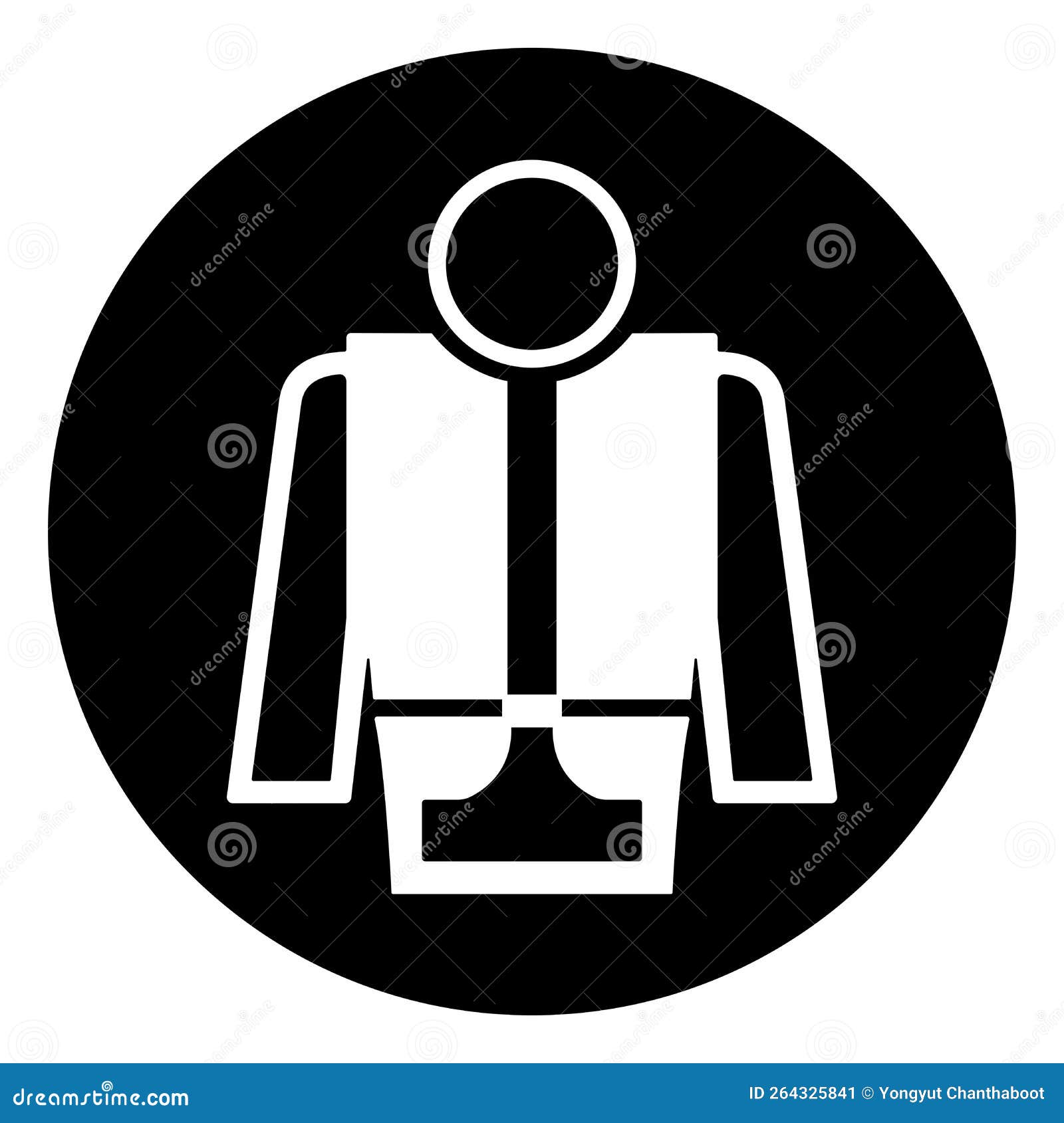 Wear Life Jacket Symbol Sign, Vector Illustration, Isolate on White ...