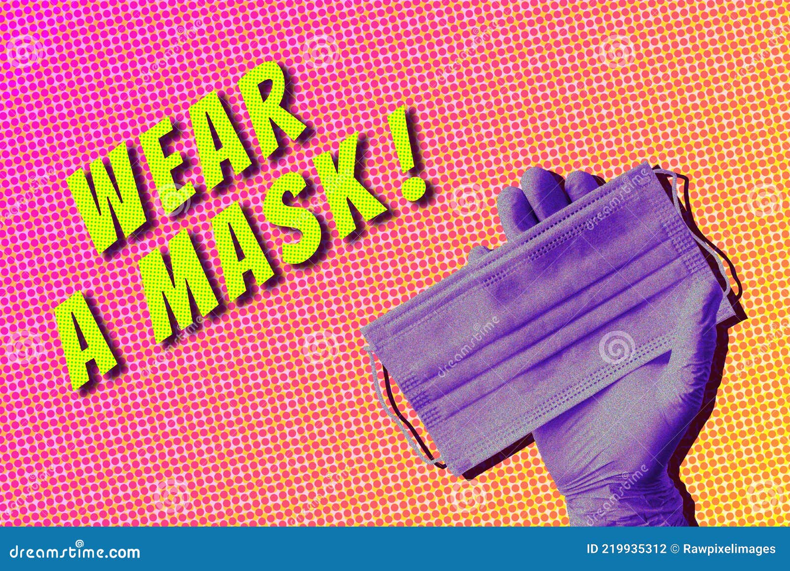 Wear a Mask To Protect Yourself from the Coronavirus Outbreak Stock ...