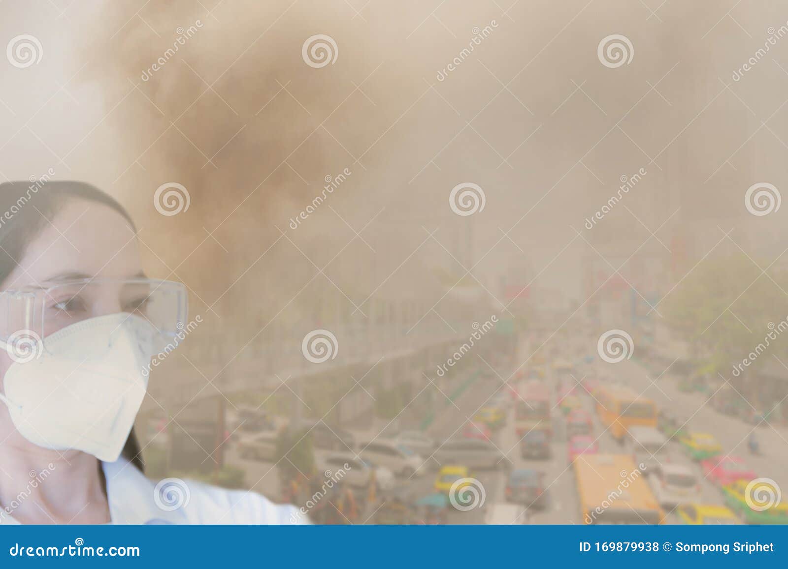 Wear a Safety Mask To Prevent Dust Pm2.5 Stock Photo - Image of pm25 ...