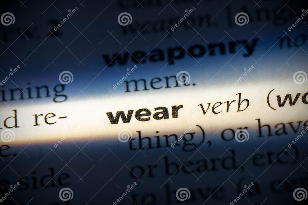 Wear stock photo. Image of closeup, detail, book, idea - 161574896