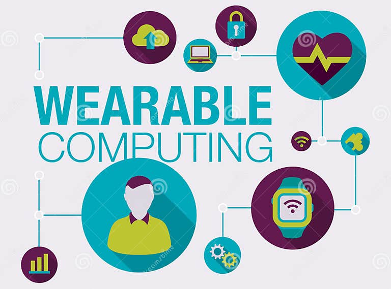 Wearable Computing or Wearable Computer Concept Stock Vector ...