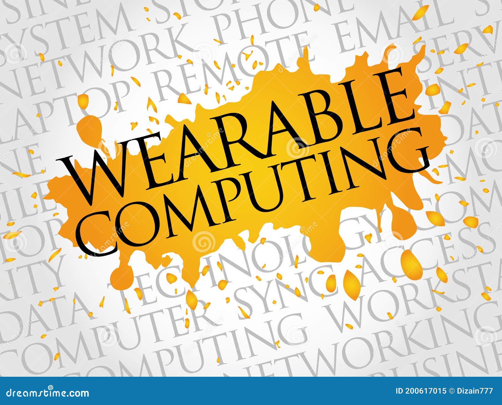 Wearable Computing Word Cloud Stock Illustration - Illustration of engineering, concept: 200617015