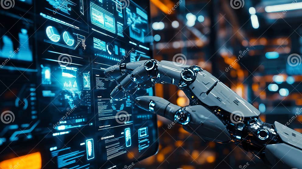 The Wearable Device Will Display a Holographic User Interface Stock ...