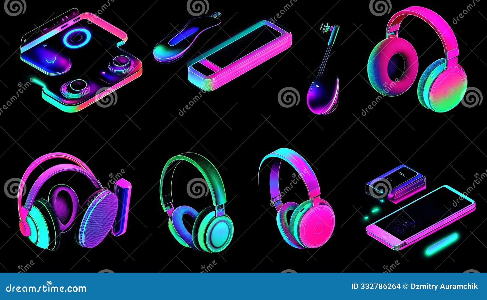 Wearable Electronics Infographic Illustrated with Trendy Smart Devices ...