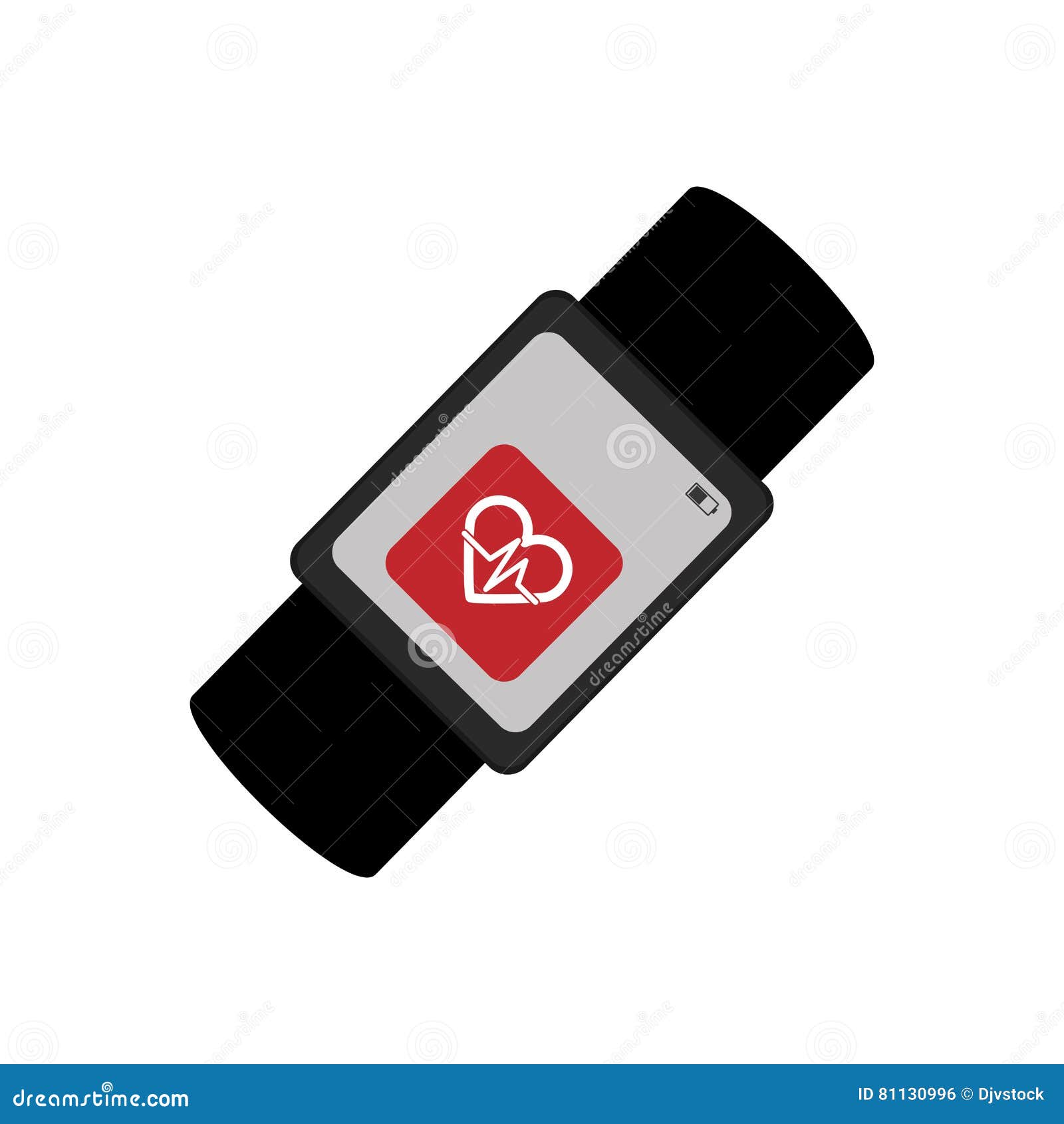 Wearable smart technology stock vector. Illustration of concept - 81130996