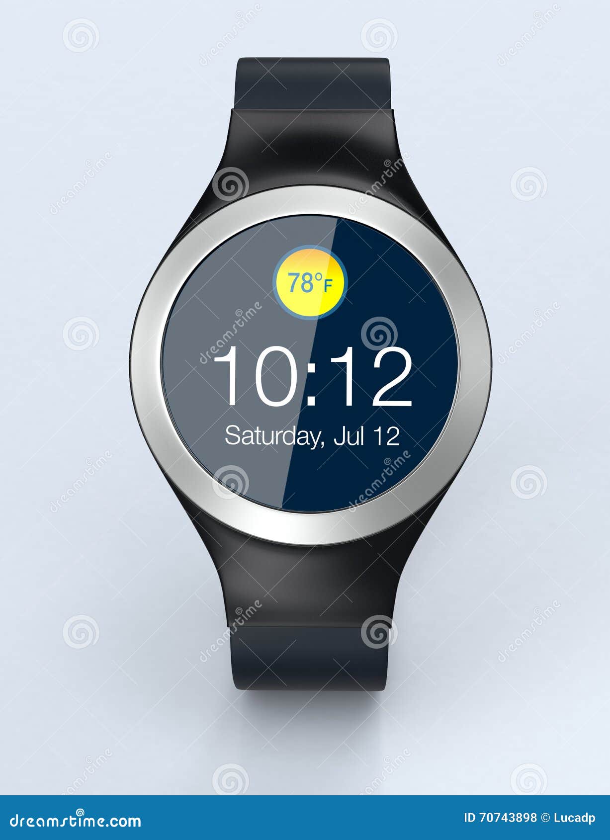 Wearable Technology, Smartwatch Stock Illustration - Illustration of ...