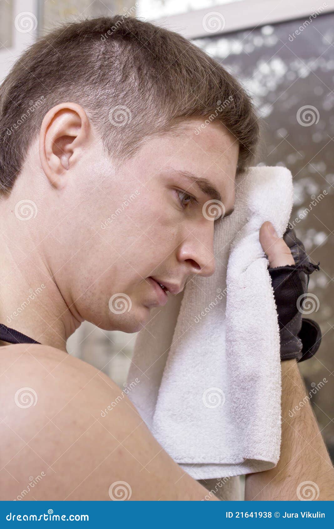 Weariness stock photo. Image of gymnastic, athlete, bodybuilder - 21641938