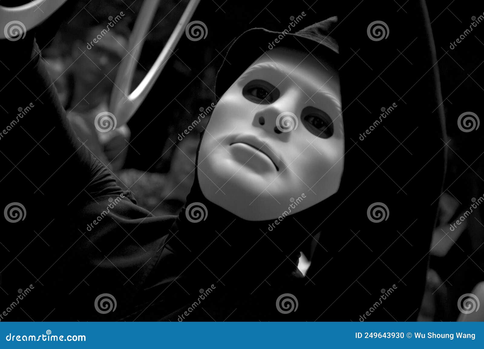 Wearing, Mask, Street Performer, Street Performance Editorial Image ...
