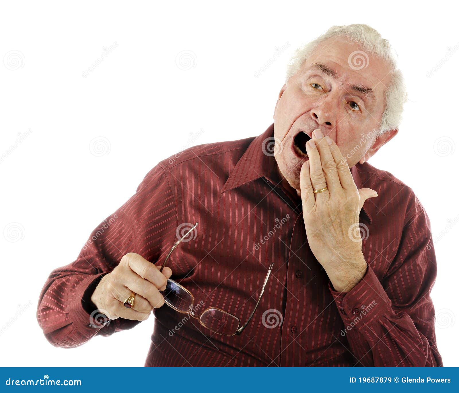 A Weary Old Man stock image. Image of bifocals, glasses - 19687879