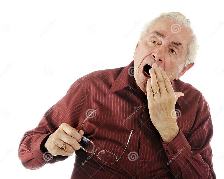 A Weary Old Man stock image. Image of bifocals, glasses - 19687879