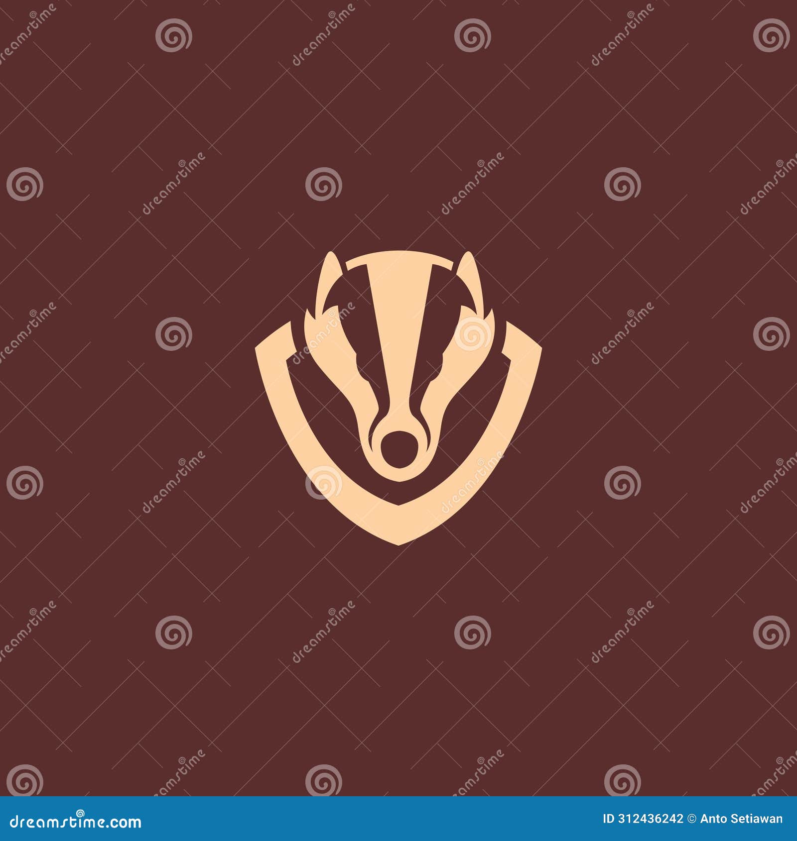 Weasel Logo Vector Illustration Stock Vector - Illustration of strong ...