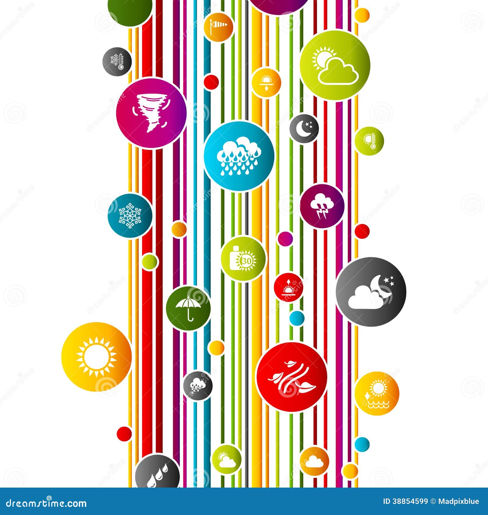 Weather stock vector. Illustration of nature, abstract - 38854599