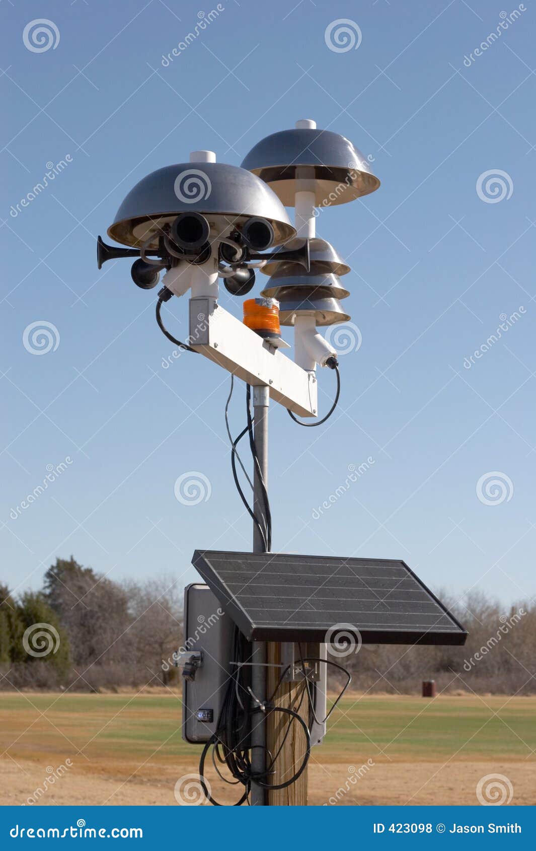 Weather Alert Station stock photo. Image of hail, danger - 423098