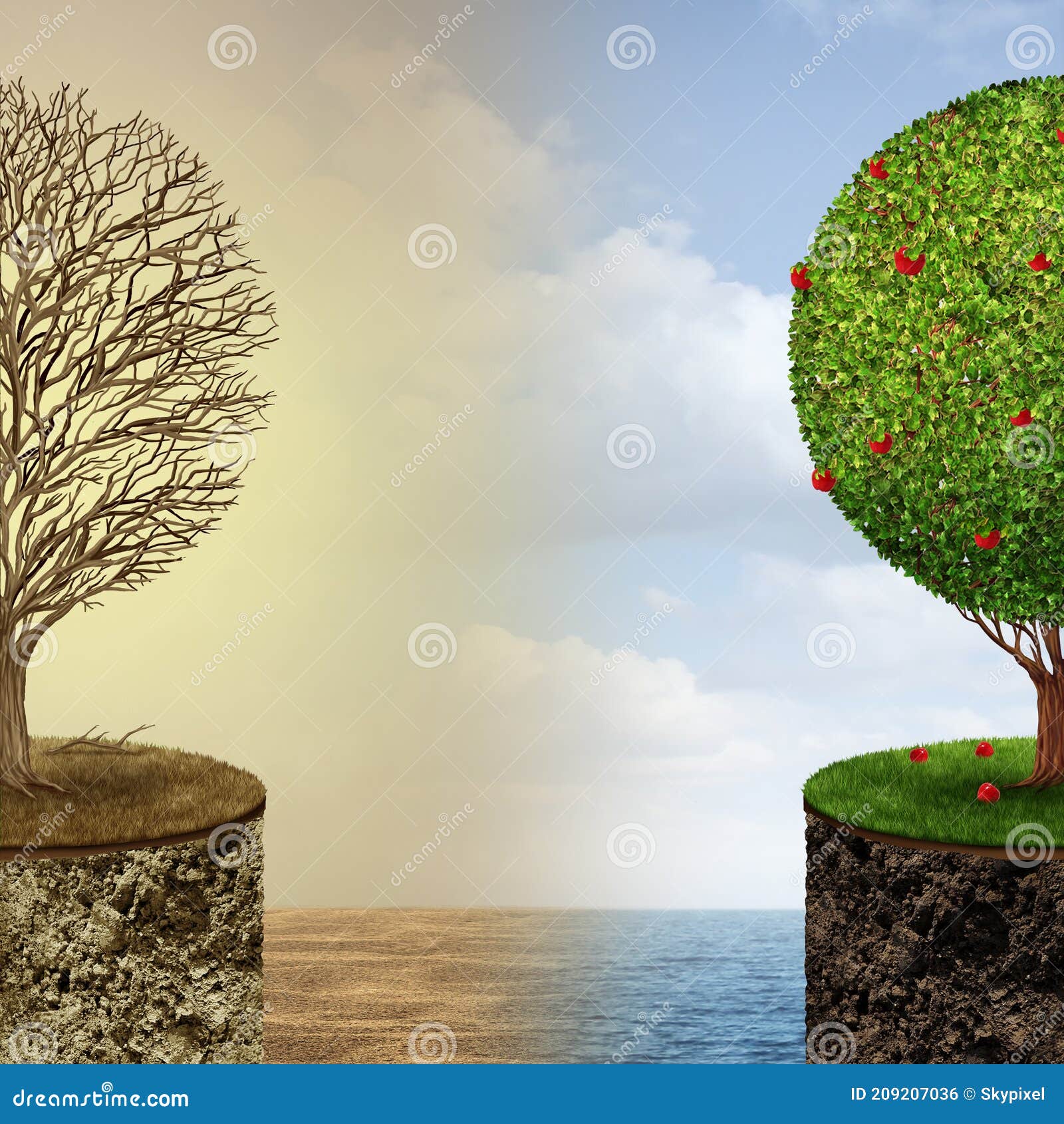 Weather Change stock illustration. Illustration of weather - 209207036