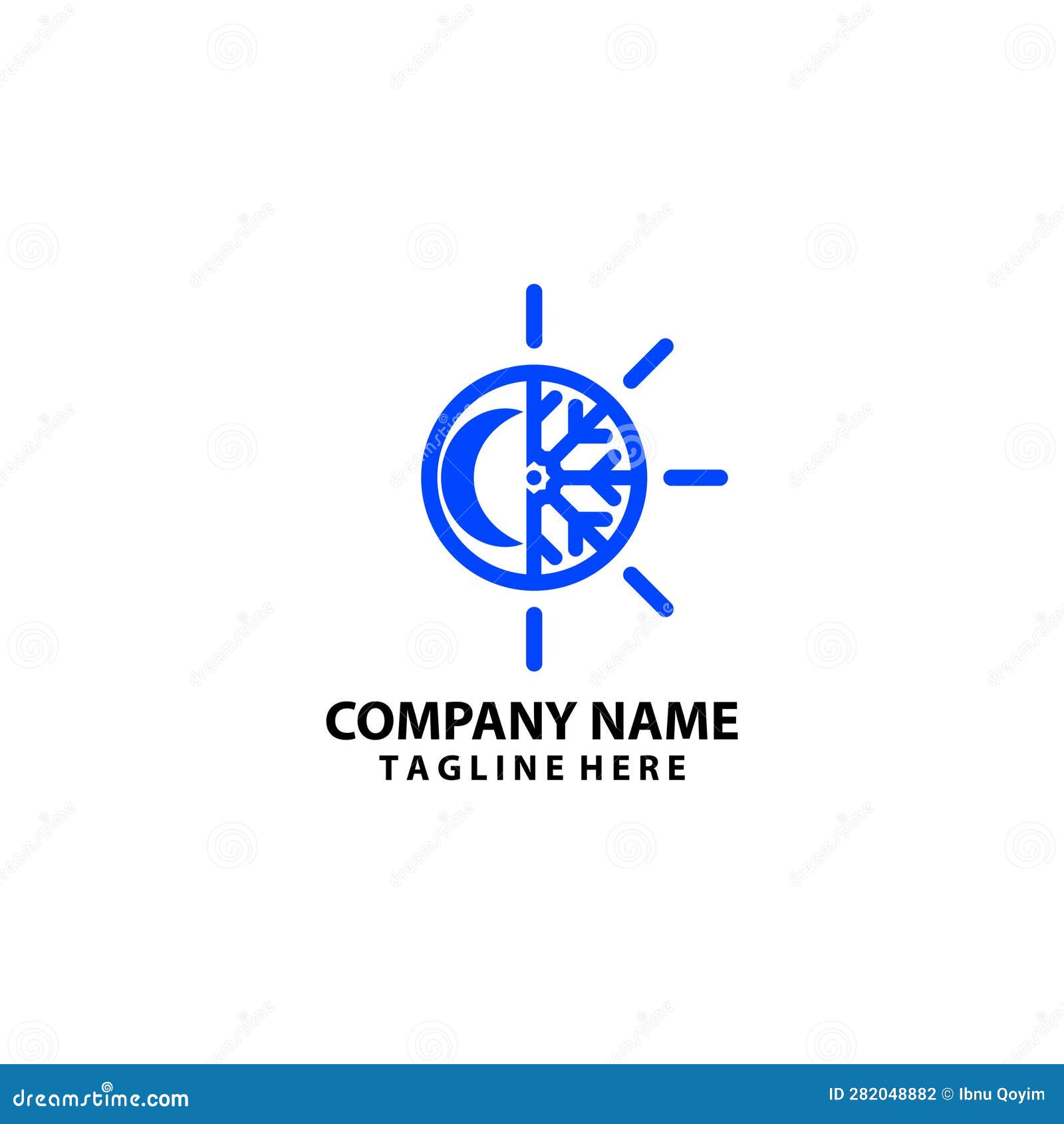 Climate Cold Heat Logo Design Vector Stock Vector - Illustration of ...