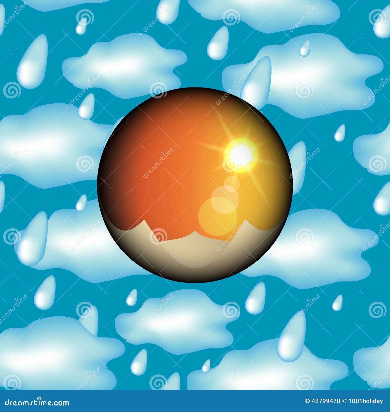 Weather changing stock vector. Illustration of design - 43799470