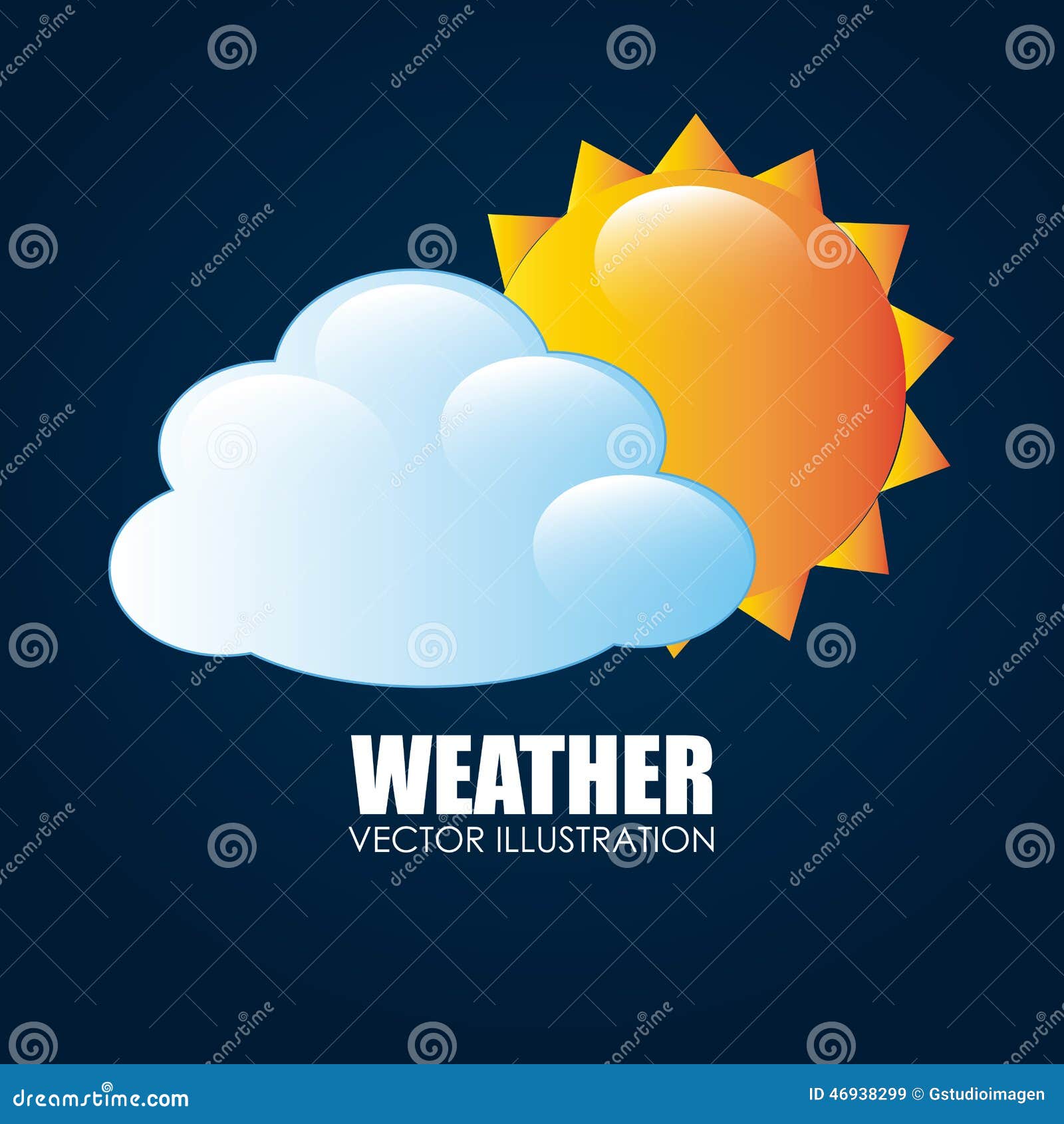 Weather design stock vector. Illustration of template - 46938299