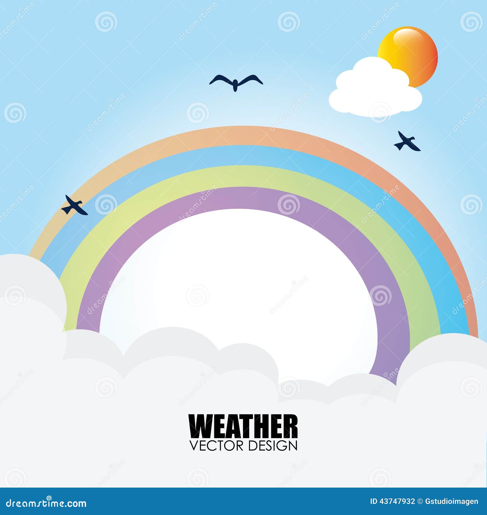 Weather design stock vector. Illustration of report, shape - 43747932