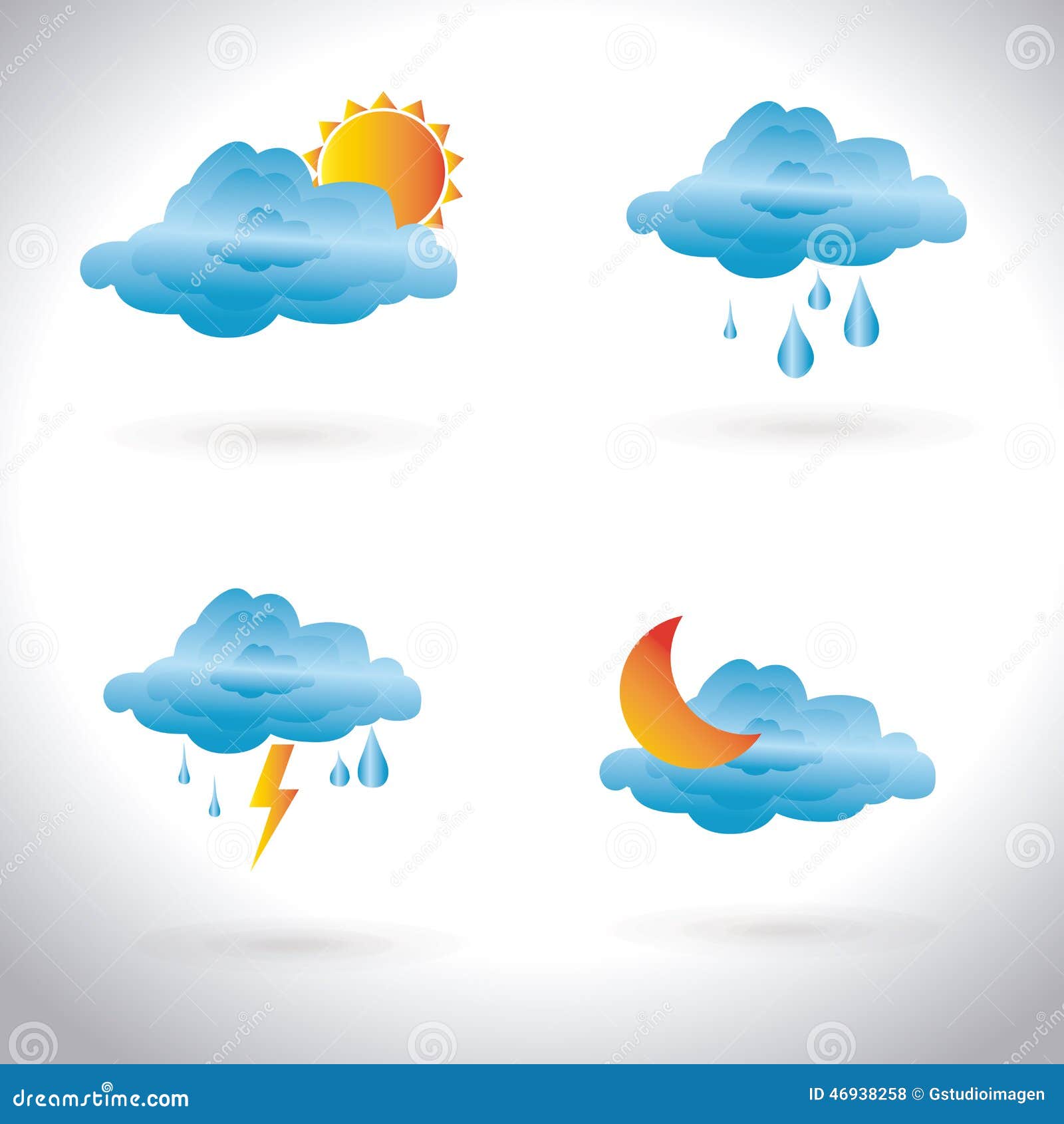 Weather design stock vector. Illustration of cloudscape - 46938258