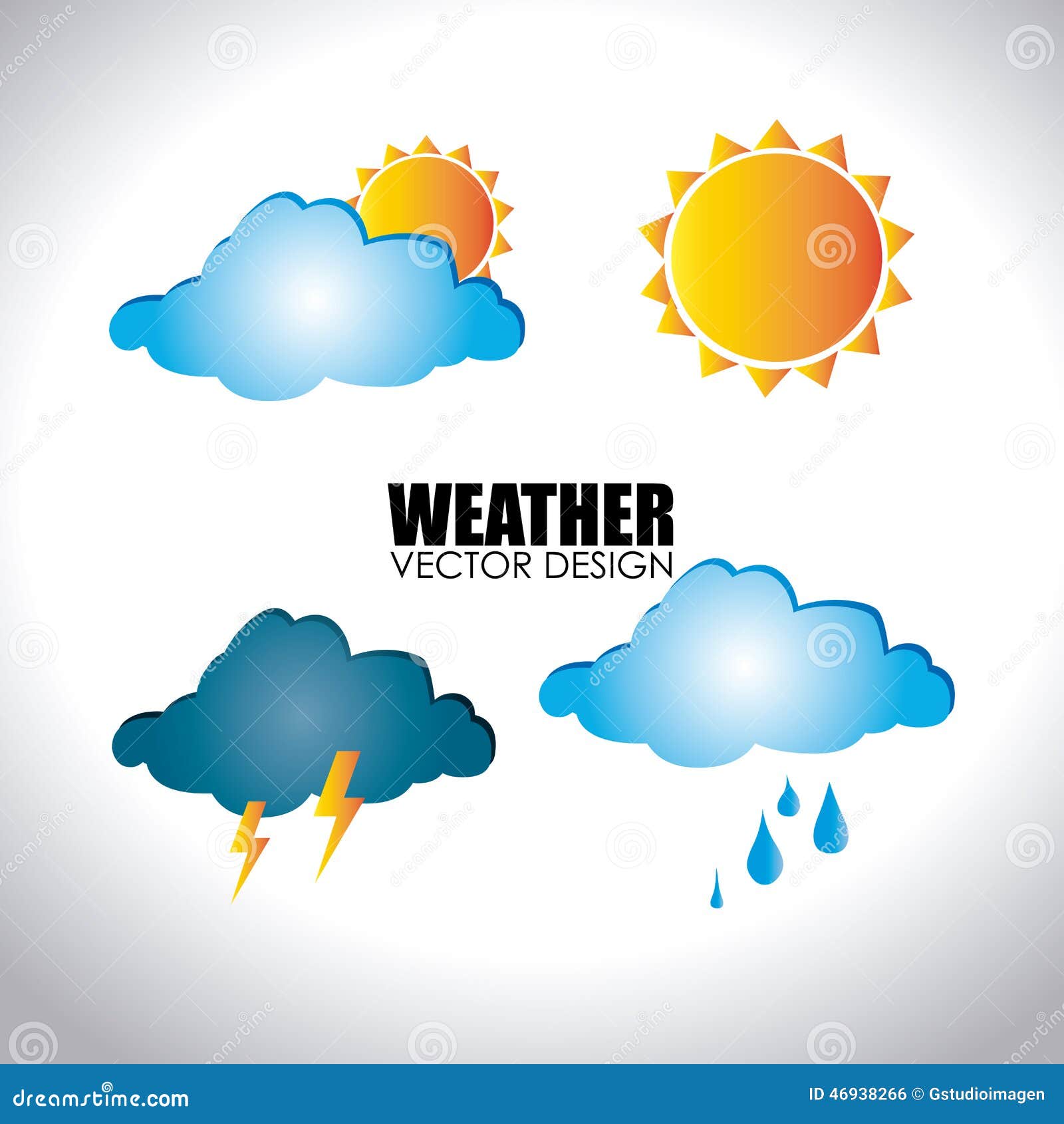 Weather design stock vector. Illustration of vector, information - 46938266