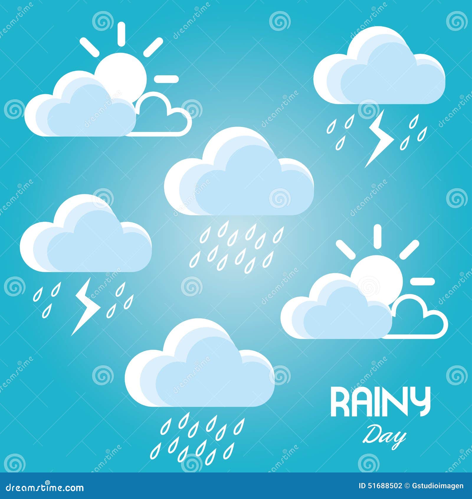 Weather Design, Vector Illustration. Stock Vector - Illustration of ...