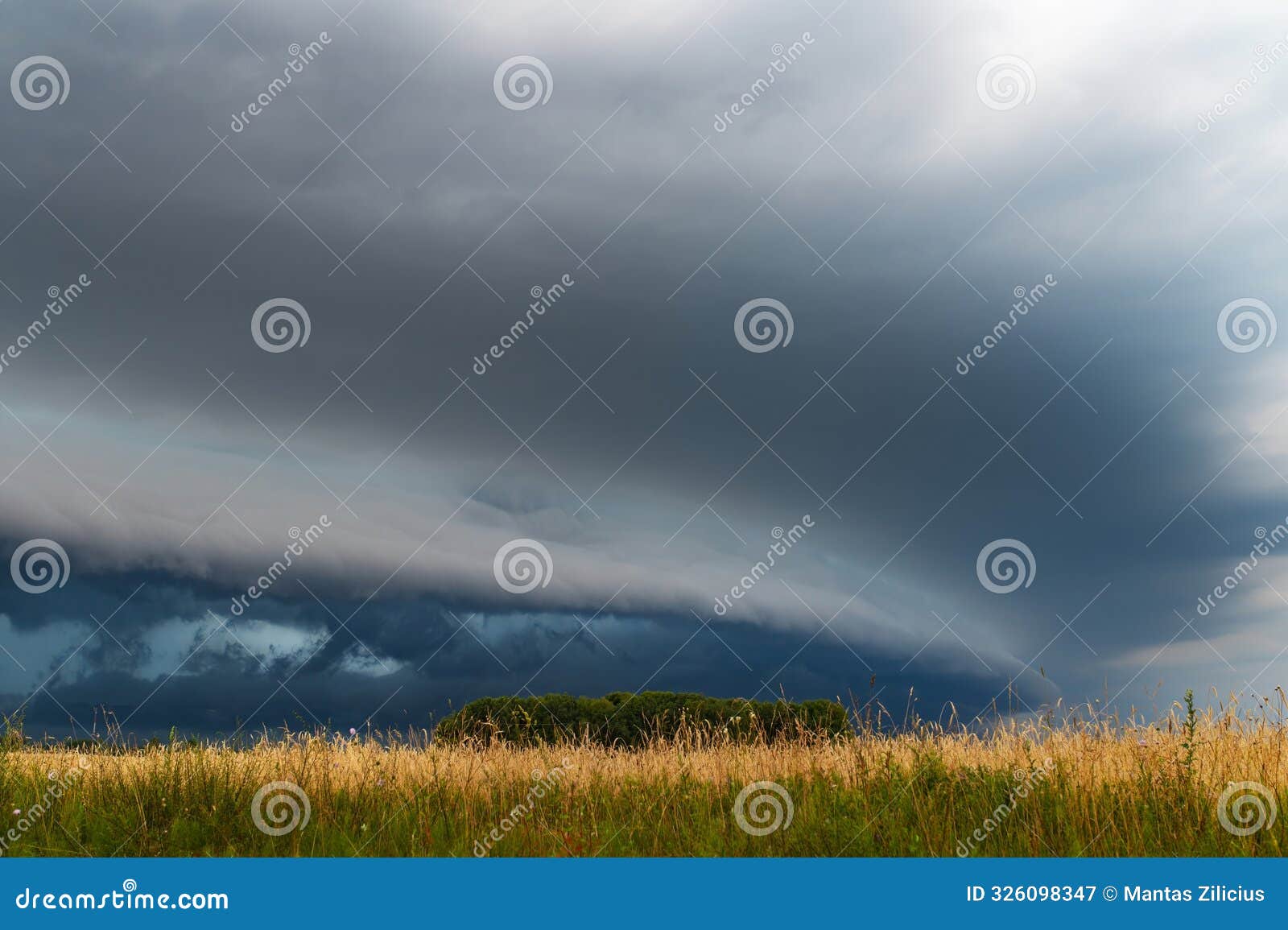 WEATHER - Dramatic Dark Rain Clouds Over Fields and Country Road. Shelf ...